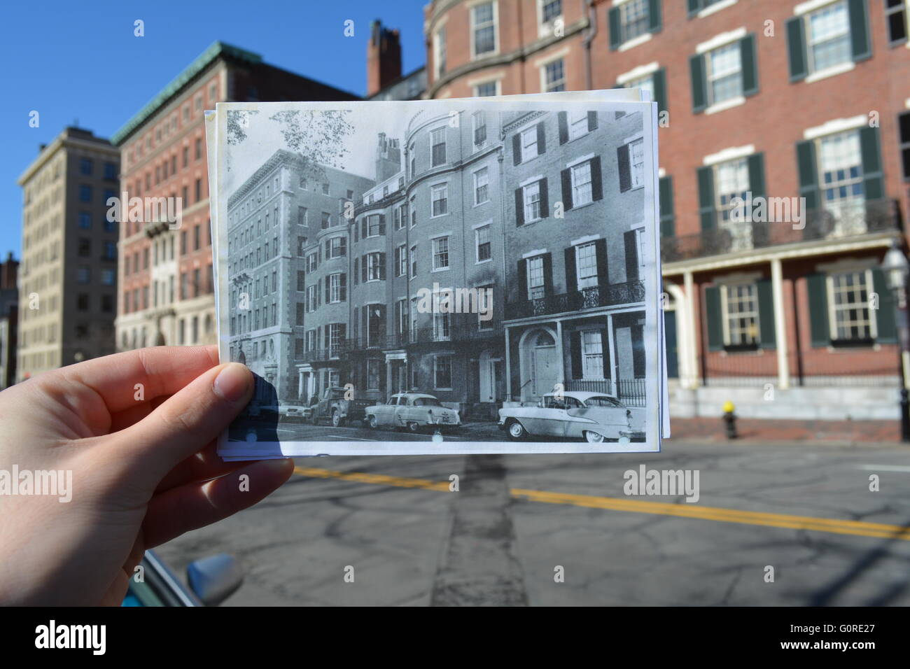 An iconic view of Boston Massachusetts Stock Photo - Alamy