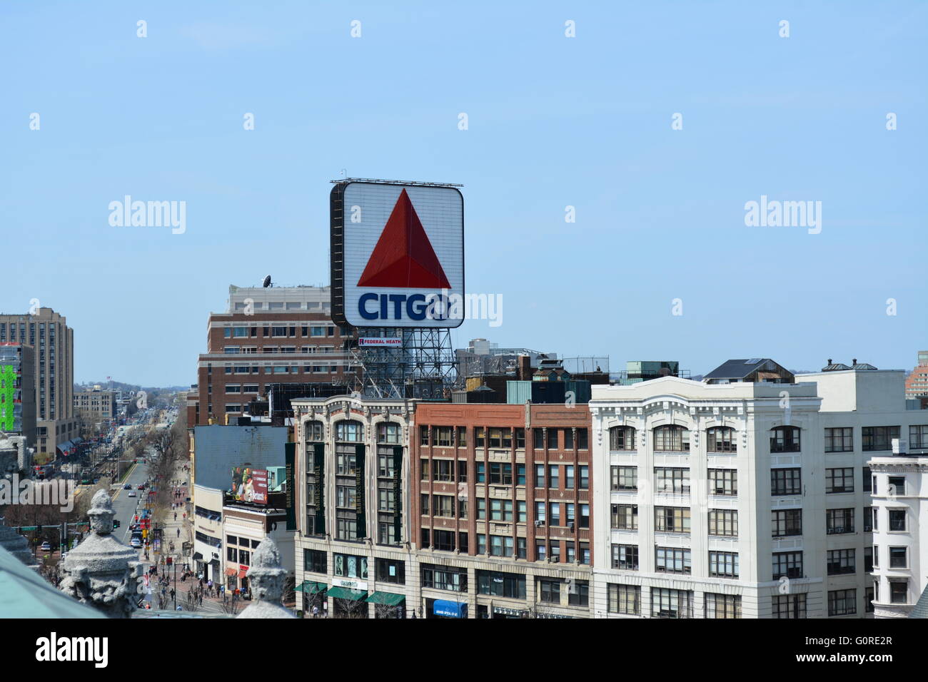 Boston's Iconic CITGO sign above Kenmore Square in the Fenway ...