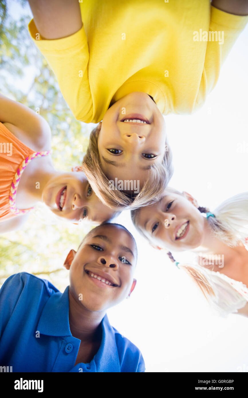 Children in huddle hi-res stock photography and images - Alamy