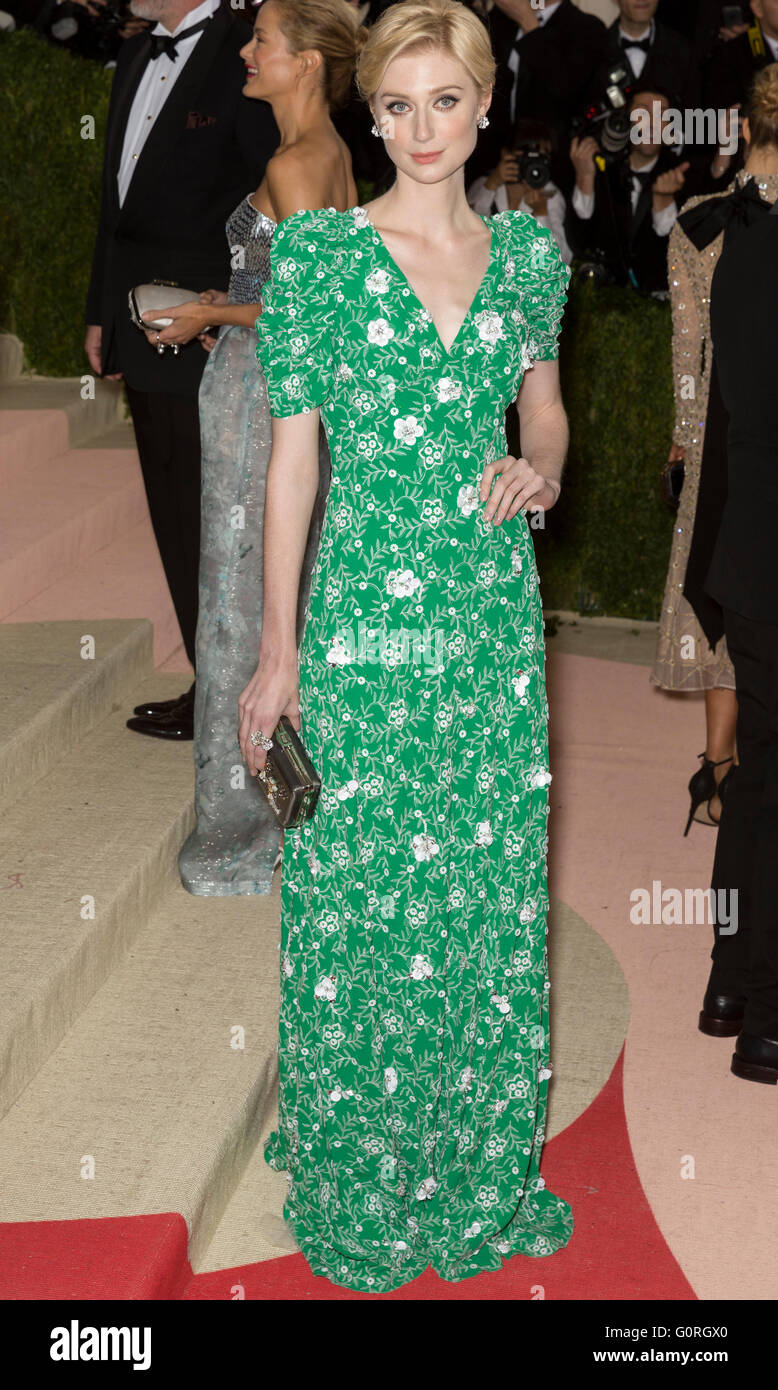 New York City, USA - May 2, 2016: Elizabeth Debicki attends the Manus x ...