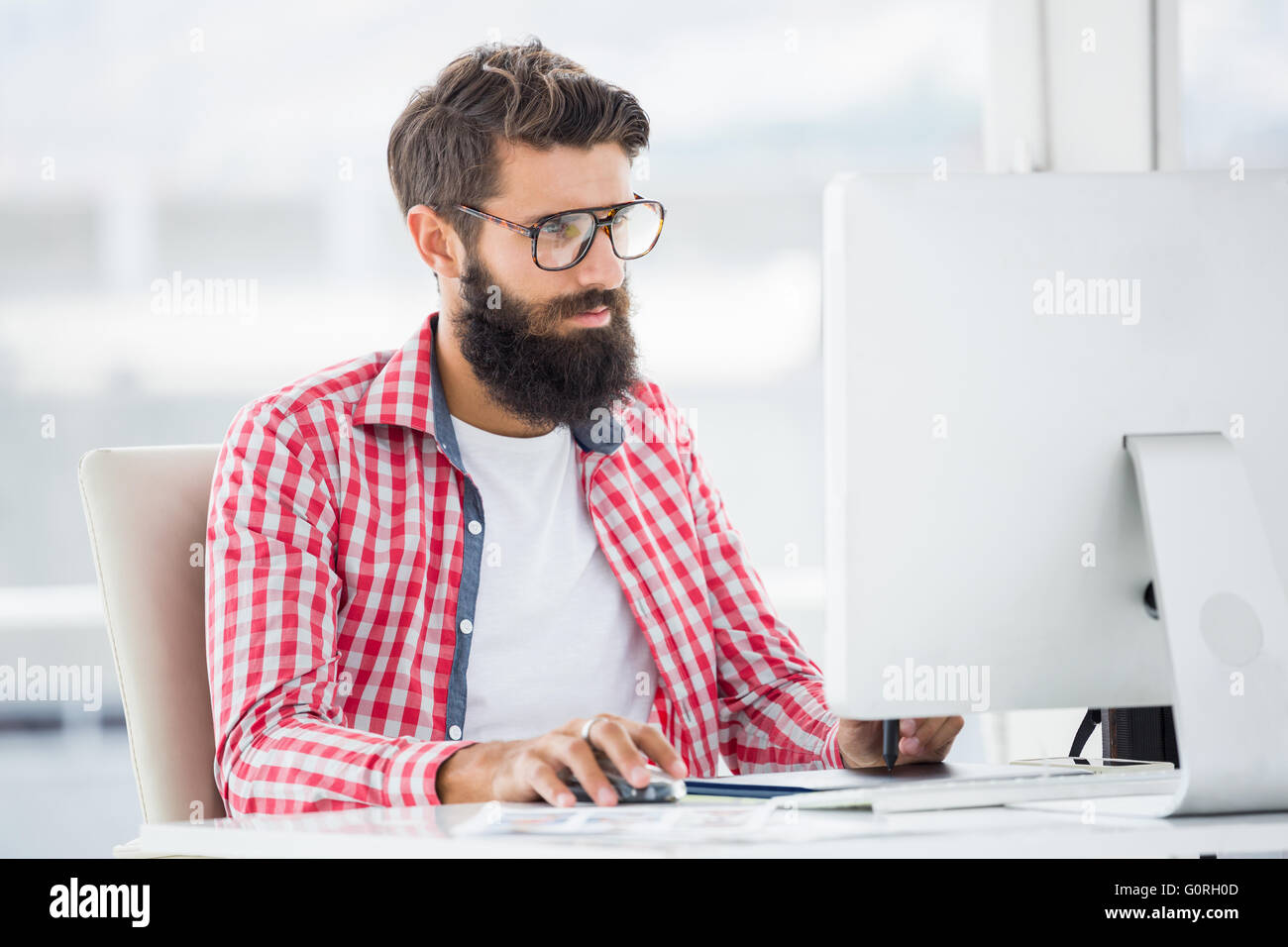 Man is typing hi-res stock photography and images - Alamy