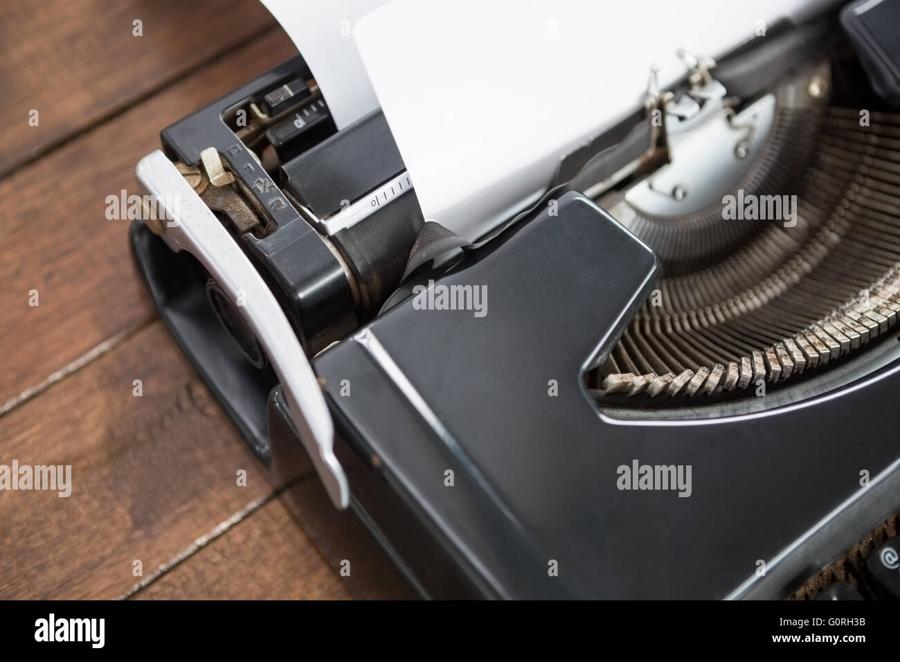 close up view of typewriter Stock Photo - Alamy