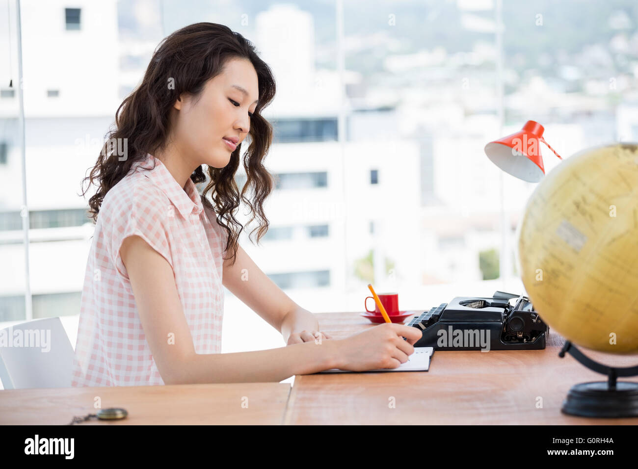 Adult notebook writing hi-res stock photography and images - Alamy