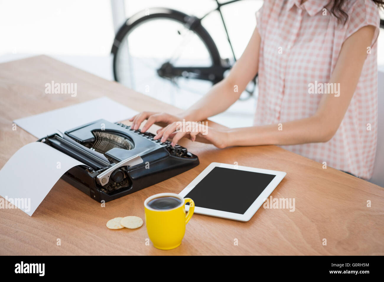 Woman Typewriter High Resolution Stock Photography and Images - Alamy