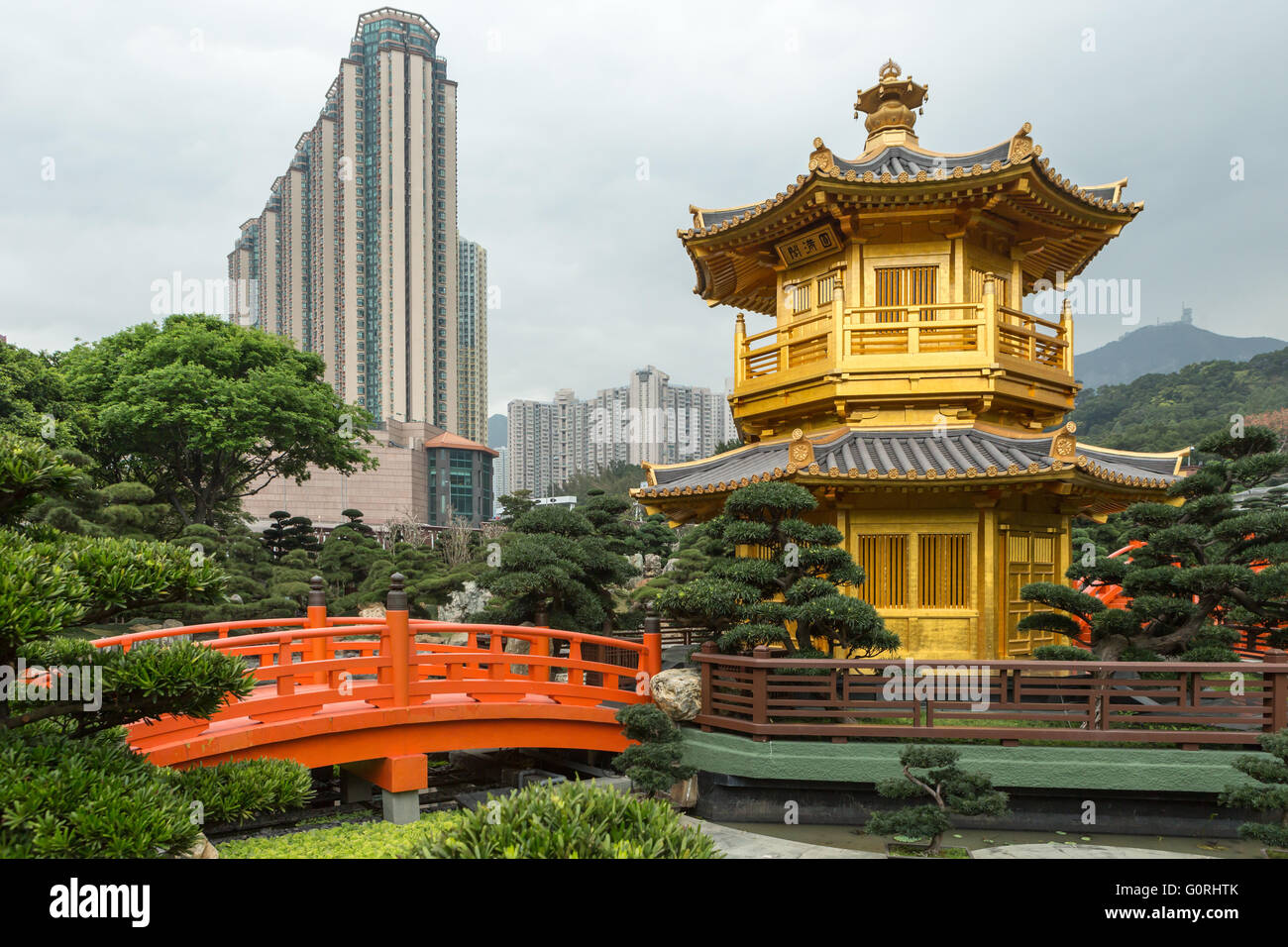 The Nan Lian Garden in Hong Kong Stock Photo - Alamy