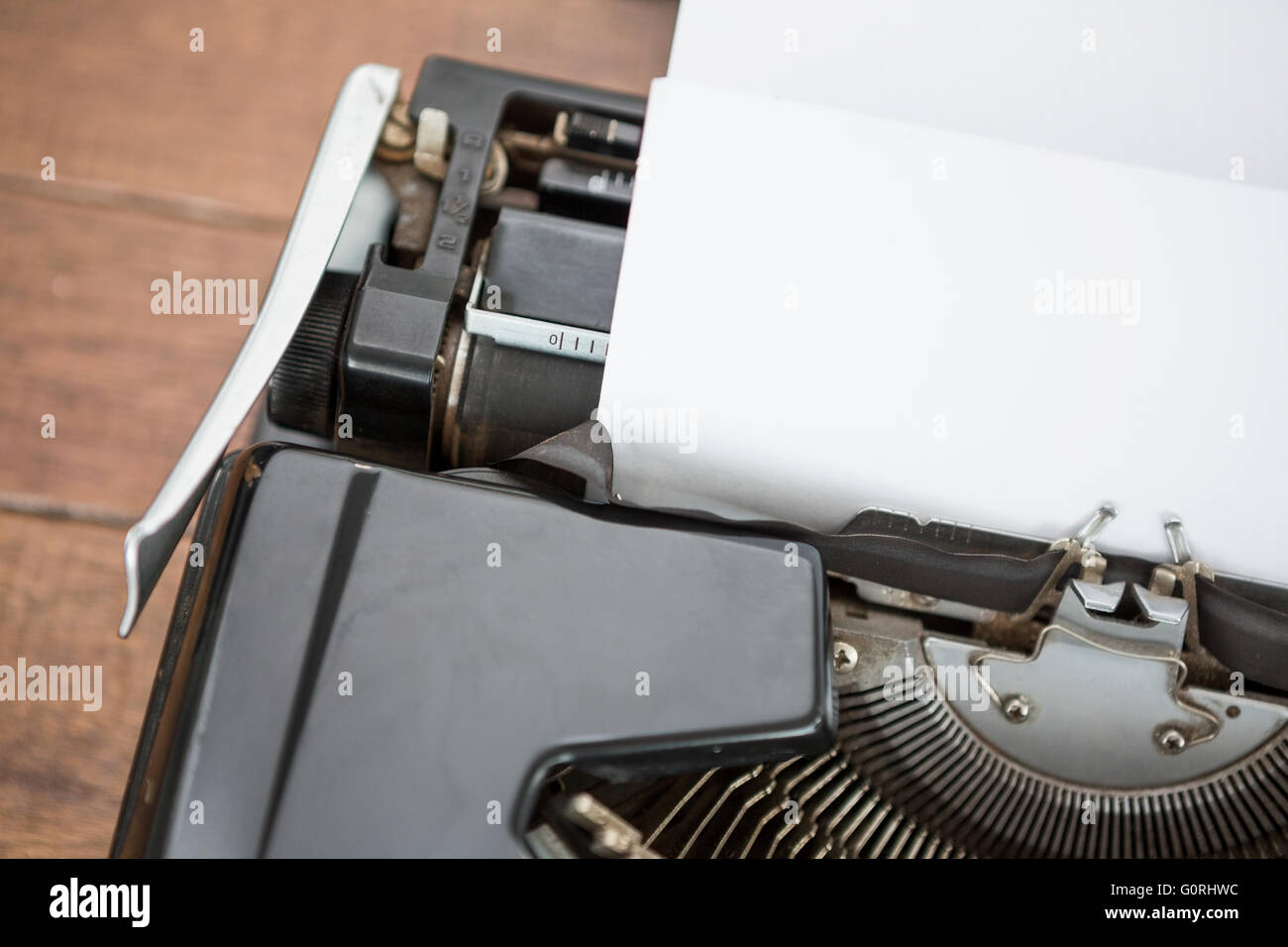 Picture of a type writer Stock Photo - Alamy