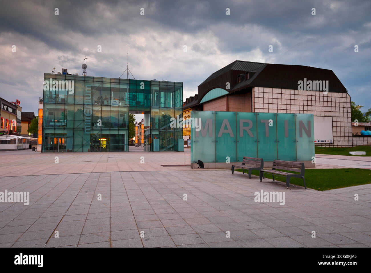 Theatre in the centre of Martin, Slovakia Stock Photo - Alamy