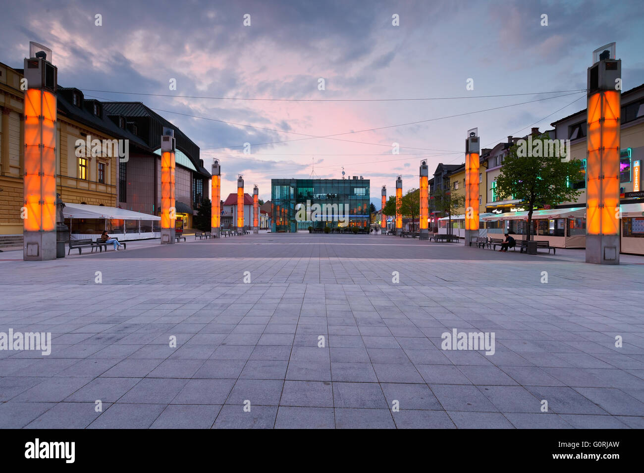 Theatre in the centre of Martin, Slovakia Stock Photo - Alamy