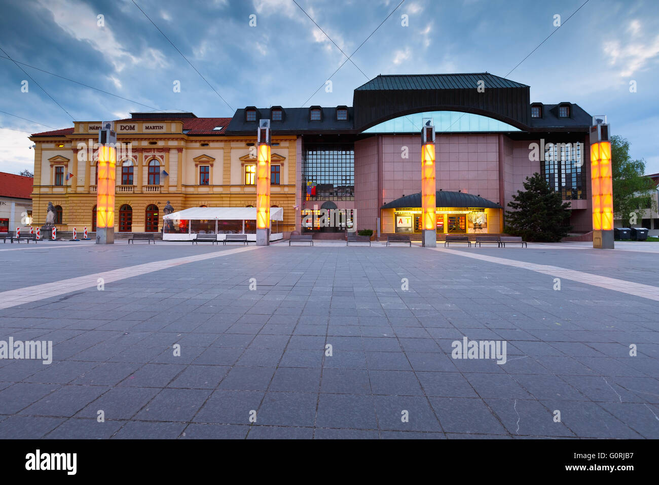Theatre in the centre of Martin, Slovakia Stock Photo - Alamy