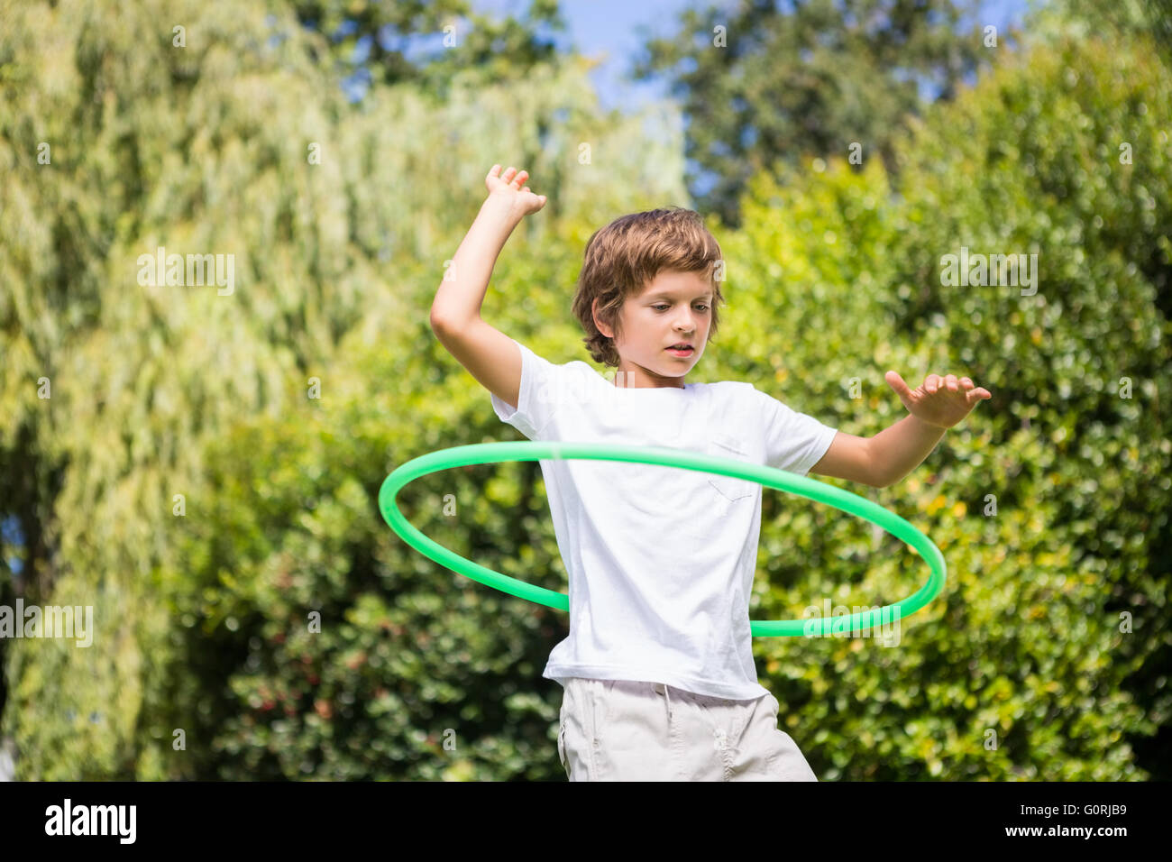 Child Playing With A Hoop High Resolution Stock Photography and Images ...