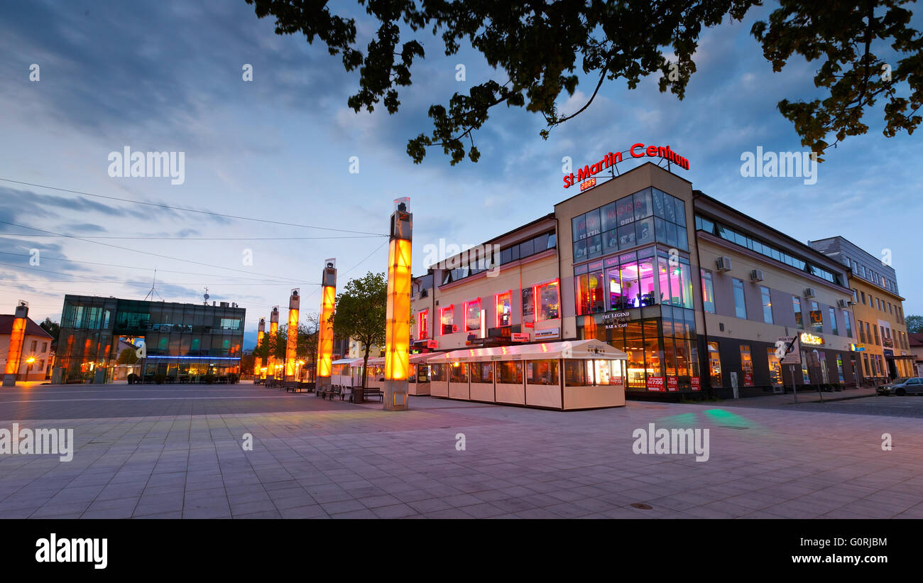 Square in the centre of Martin, Slovakia Stock Photo - Alamy