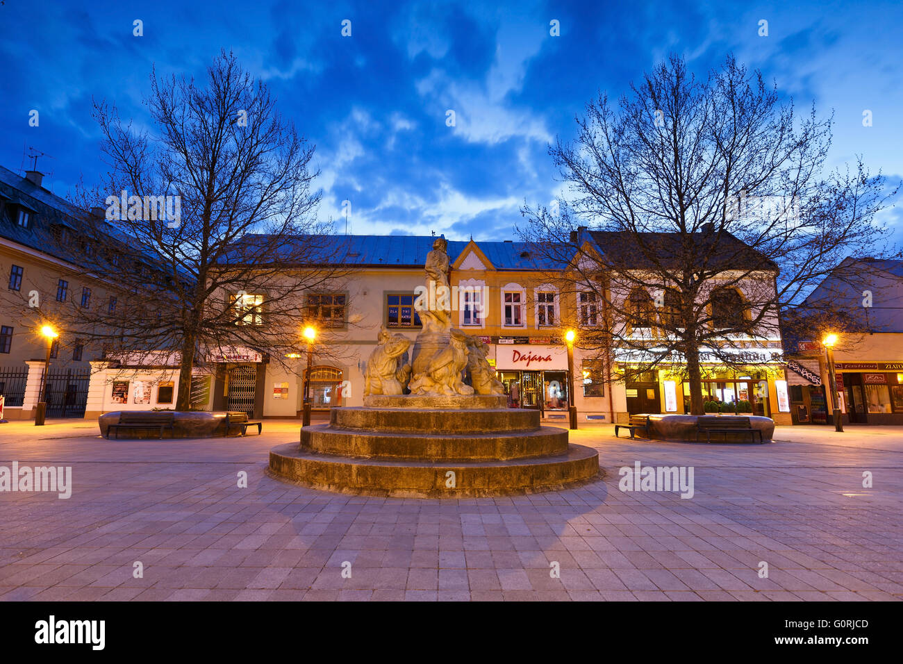 Square in the centre of Martin, Slovakia Stock Photo - Alamy