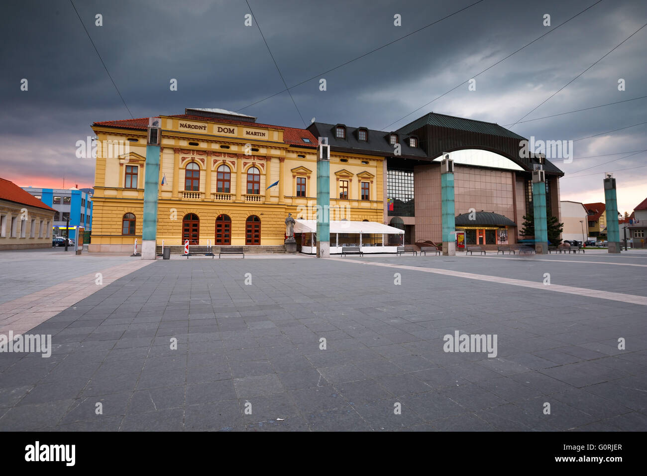 Theatre in the centre of Martin, Slovakia Stock Photo - Alamy