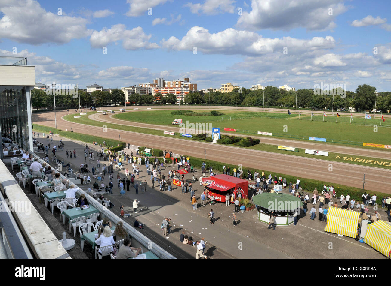 Harness racing, Trabrennbahn Mariendorf, Mariendorf, Berlin, Germany ...