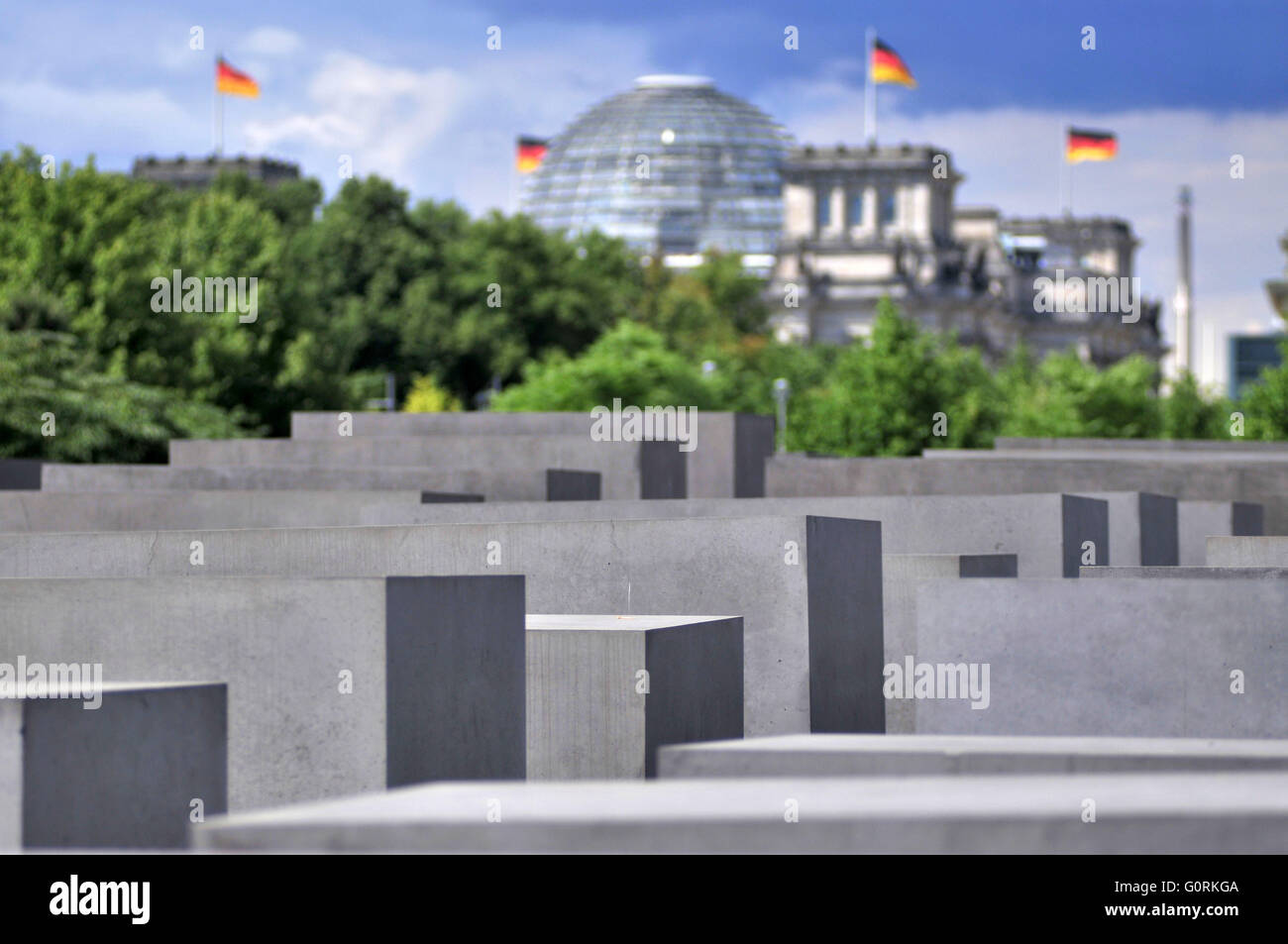 Holocaust Memorial, Reichstag building, Berlin, Germany / Memorial to ...