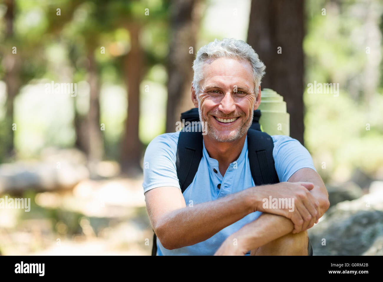 Cheerful hiker hi-res stock photography and images - Alamy