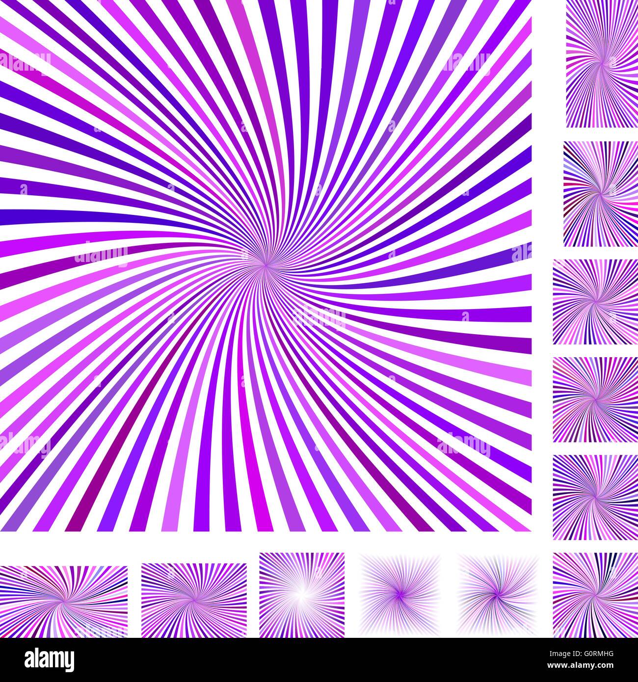 Purple white spiral background set Stock Vector Image & Art - Alamy