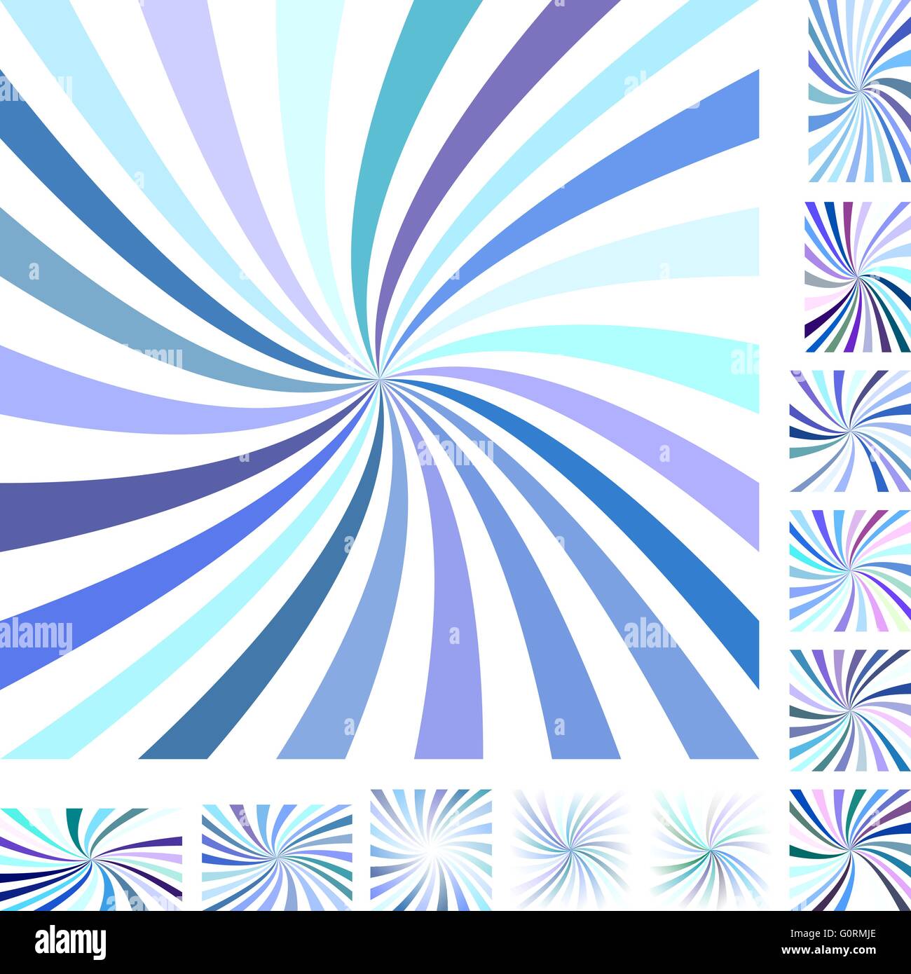 Colorful spiral background set Stock Vector Image & Art - Alamy