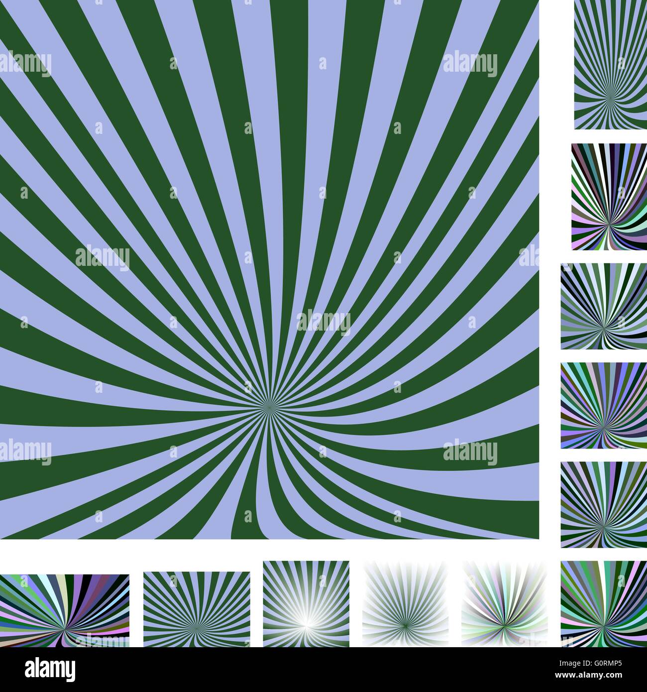 Retro ray burst background set Stock Vector Image & Art - Alamy