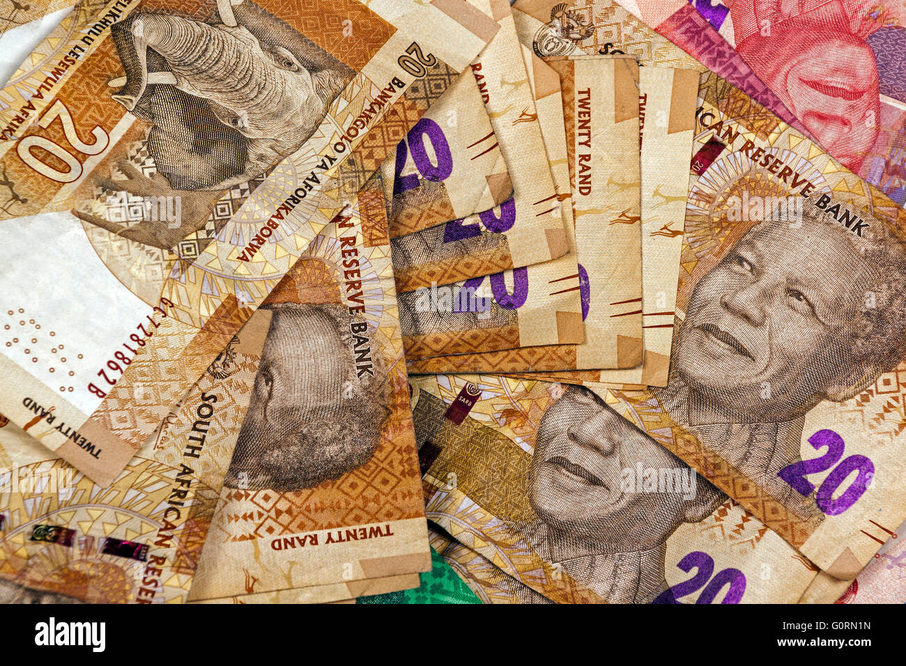 Twenty rand south african note hi-res stock photography and images - Alamy