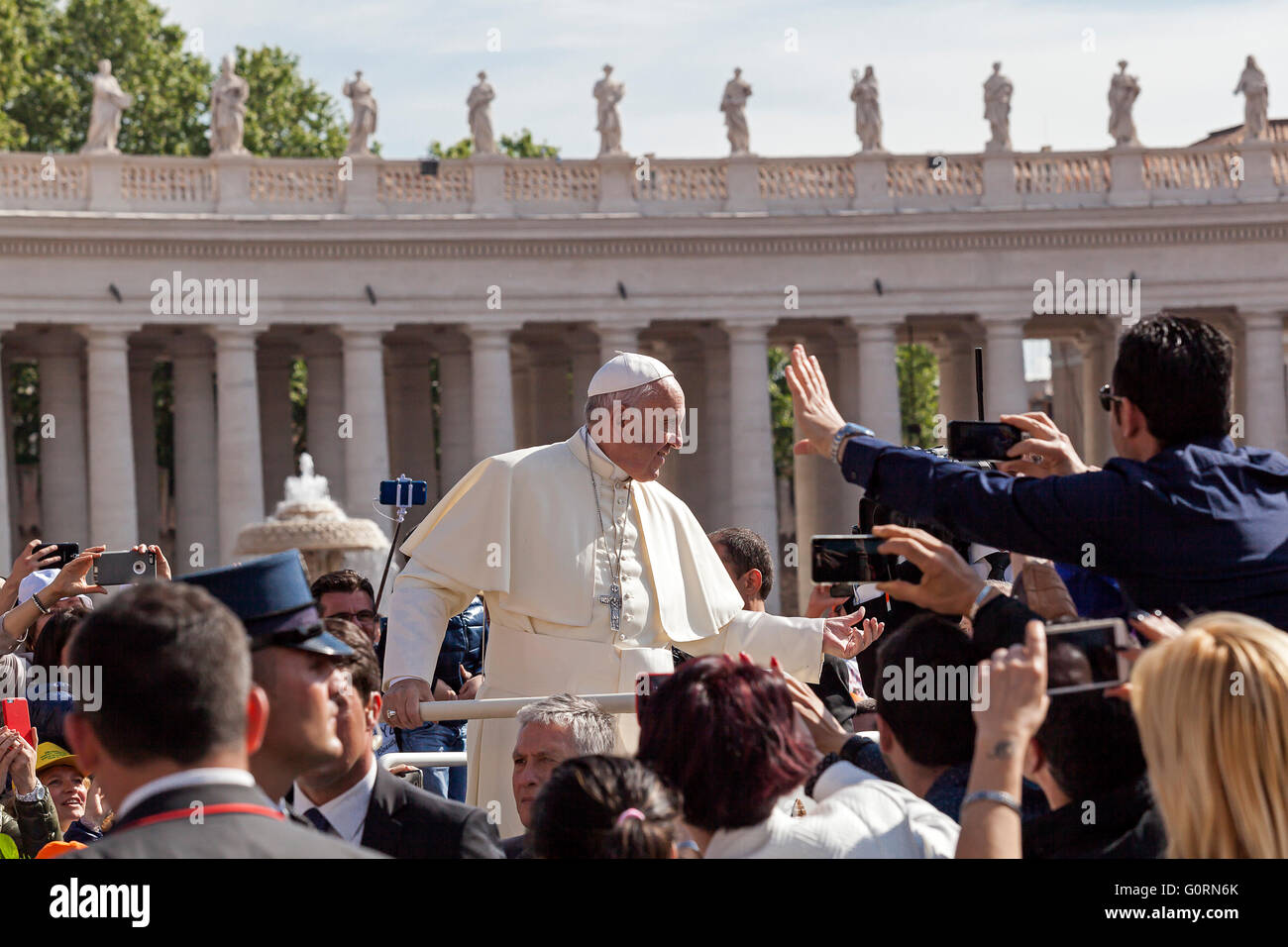 Vatican City State - October 30, 2013: Pope Francis I on the pope ...