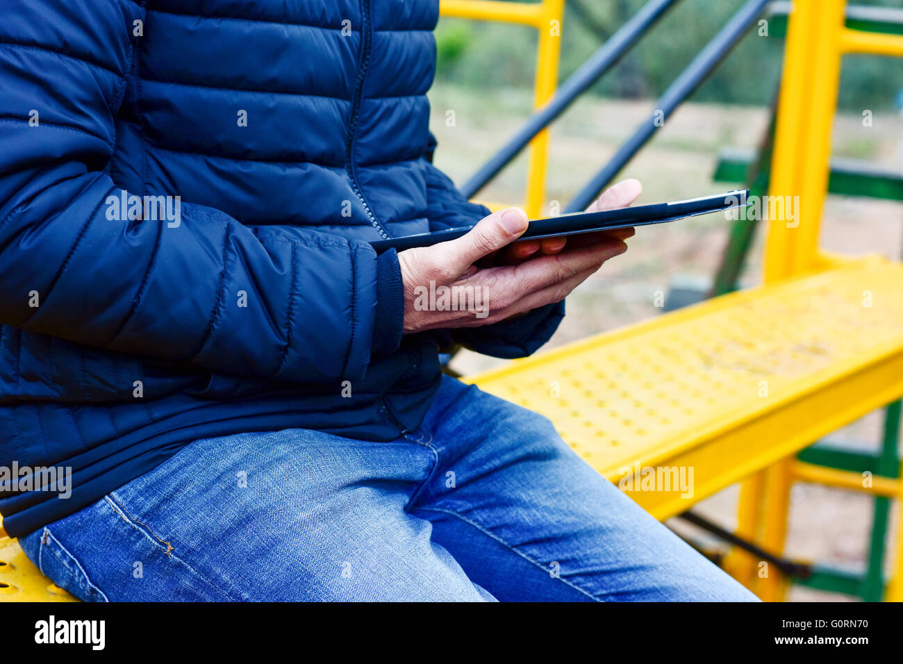 Scaffold man hi-res stock photography and images - Alamy