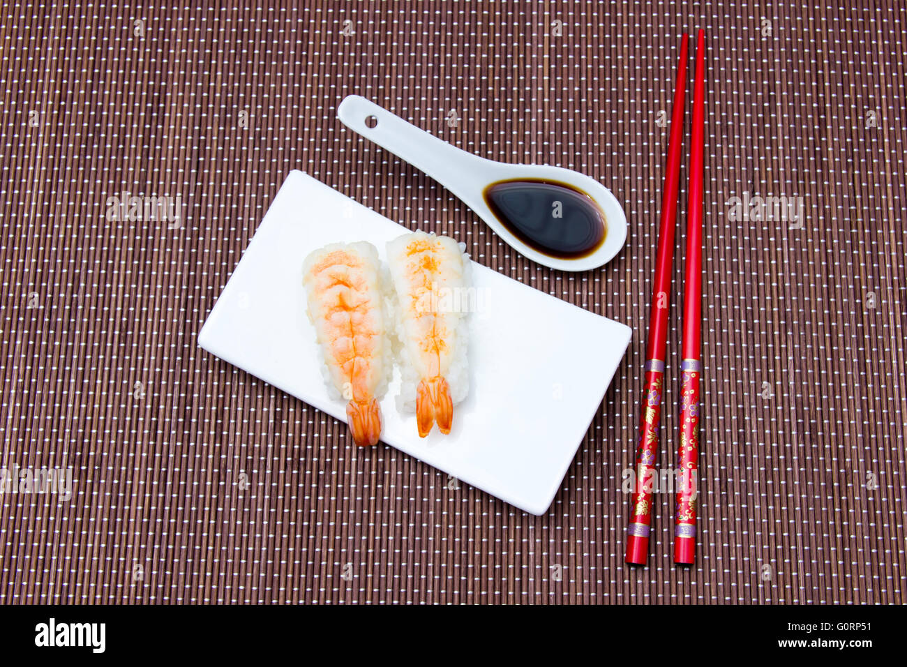 Bamboo table seen from hi-res stock photography and images - Alamy