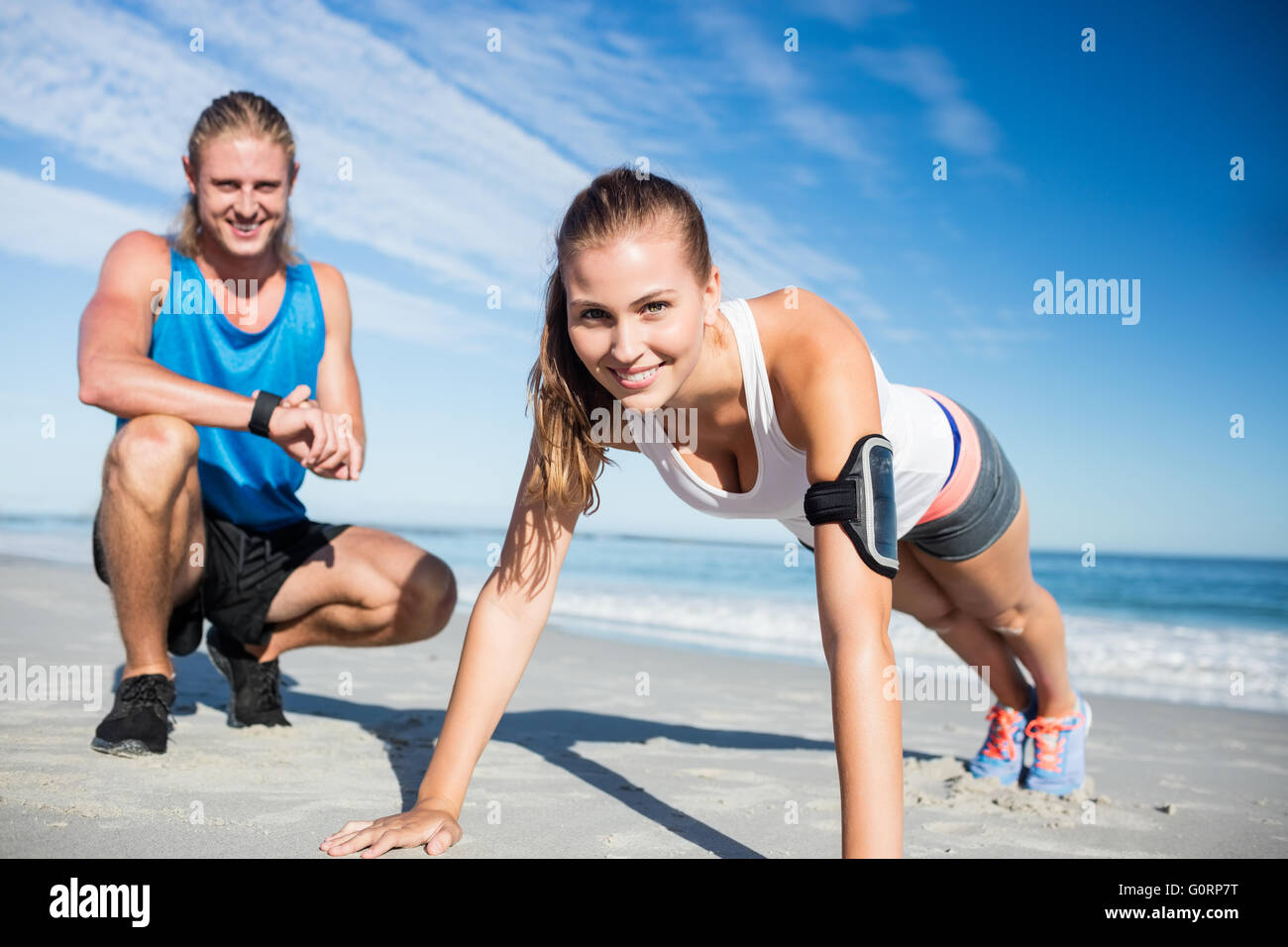 Plank woman hi-res stock photography and images - Alamy