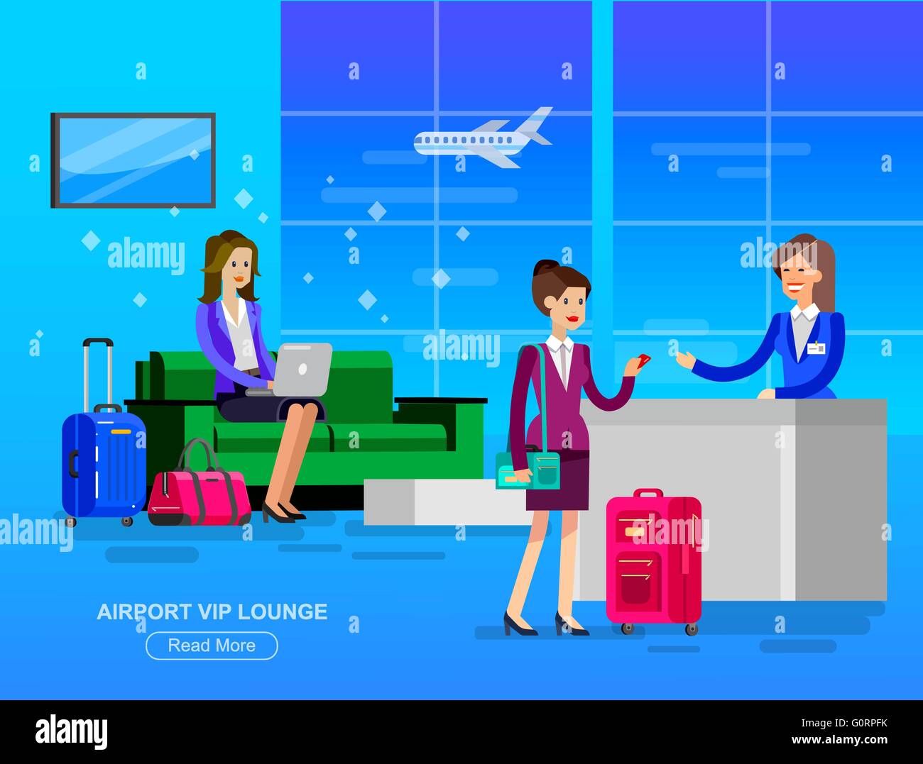 Business people hall Stock Vector Images - Alamy