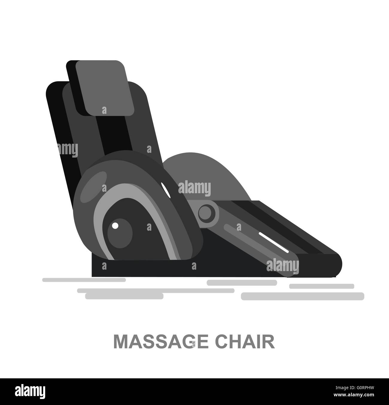 Massage chair Vector detailed Stock Vector Image & Art - Alamy