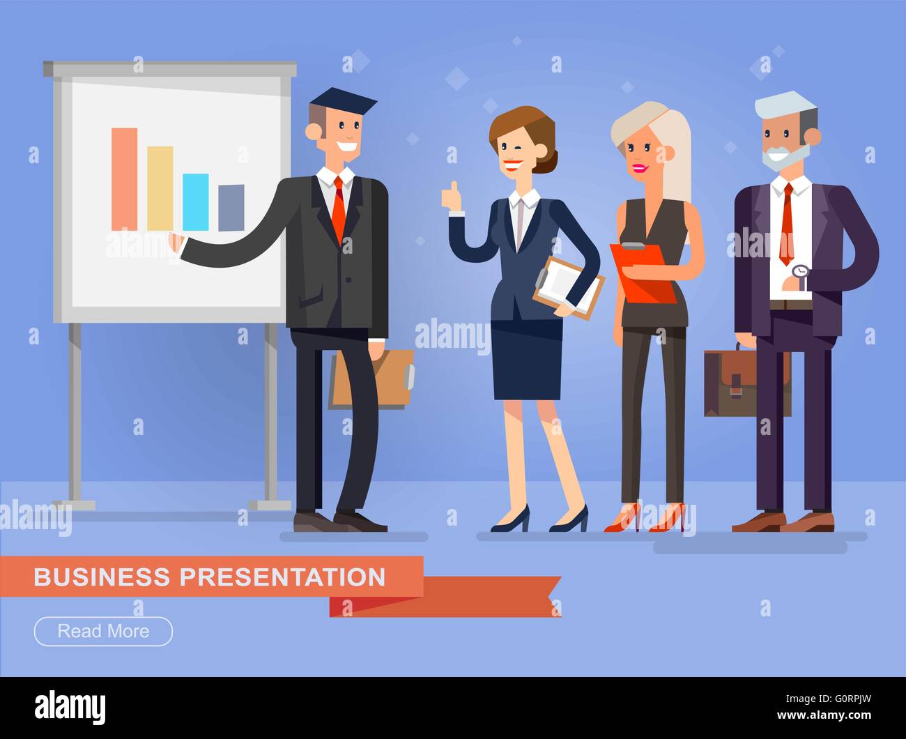 Business team presentation Stock Vector Image & Art - Alamy