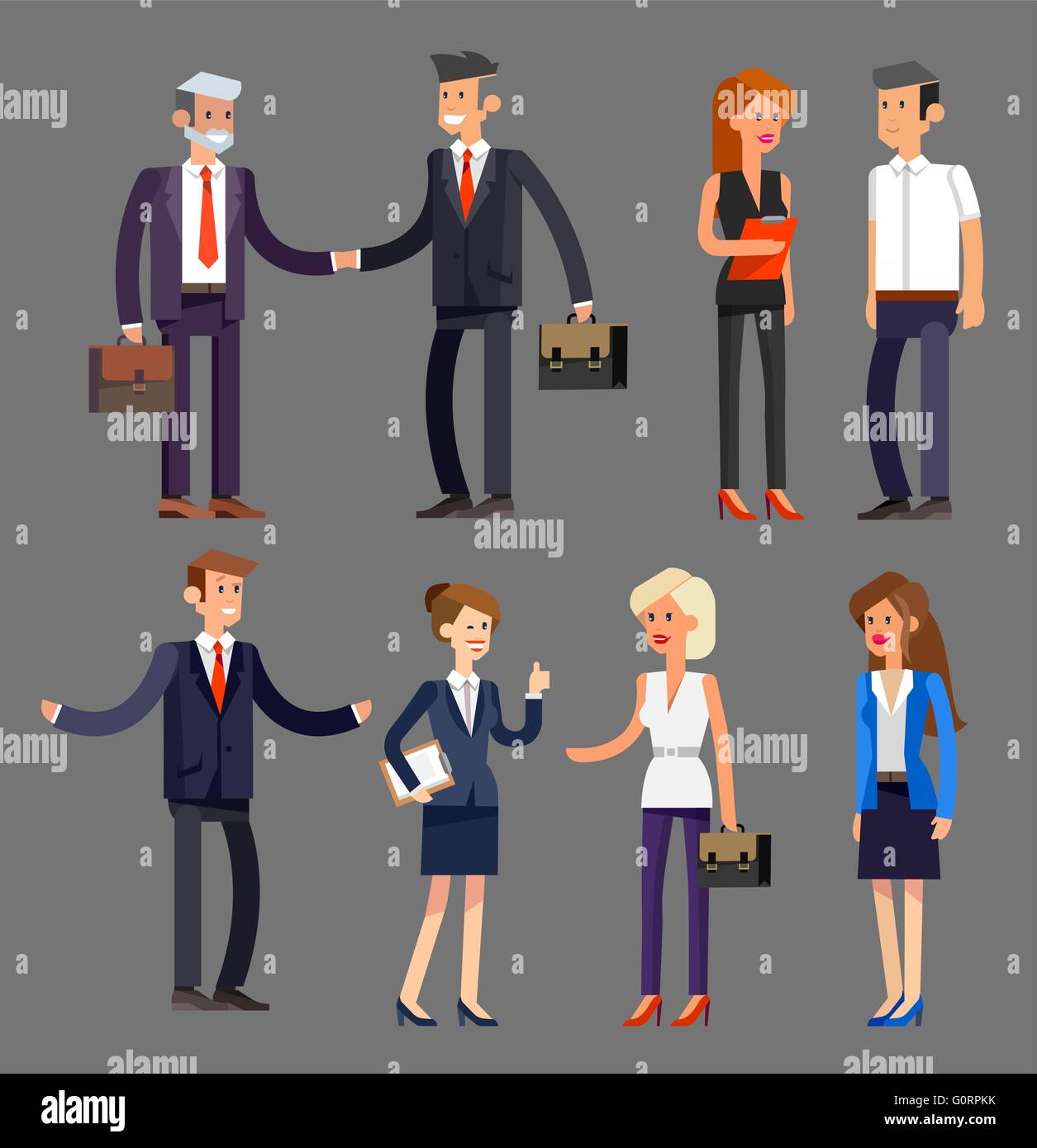 Vector detailed characters people, business Stock Vector Image & Art ...