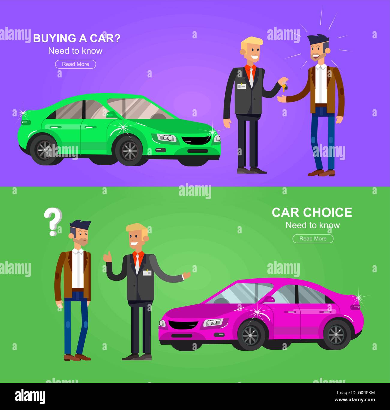 design concept of choice and buying a car Stock Vector Image & Art - Alamy