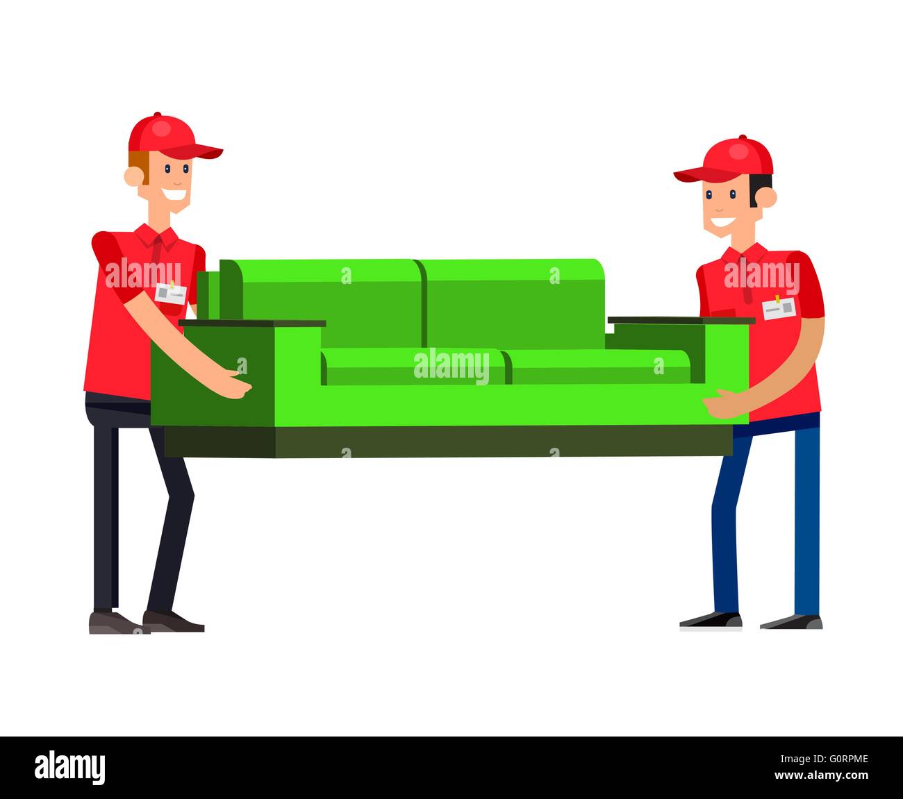 Funny pizza delivery boy Stock Vector Image & Art - Alamy