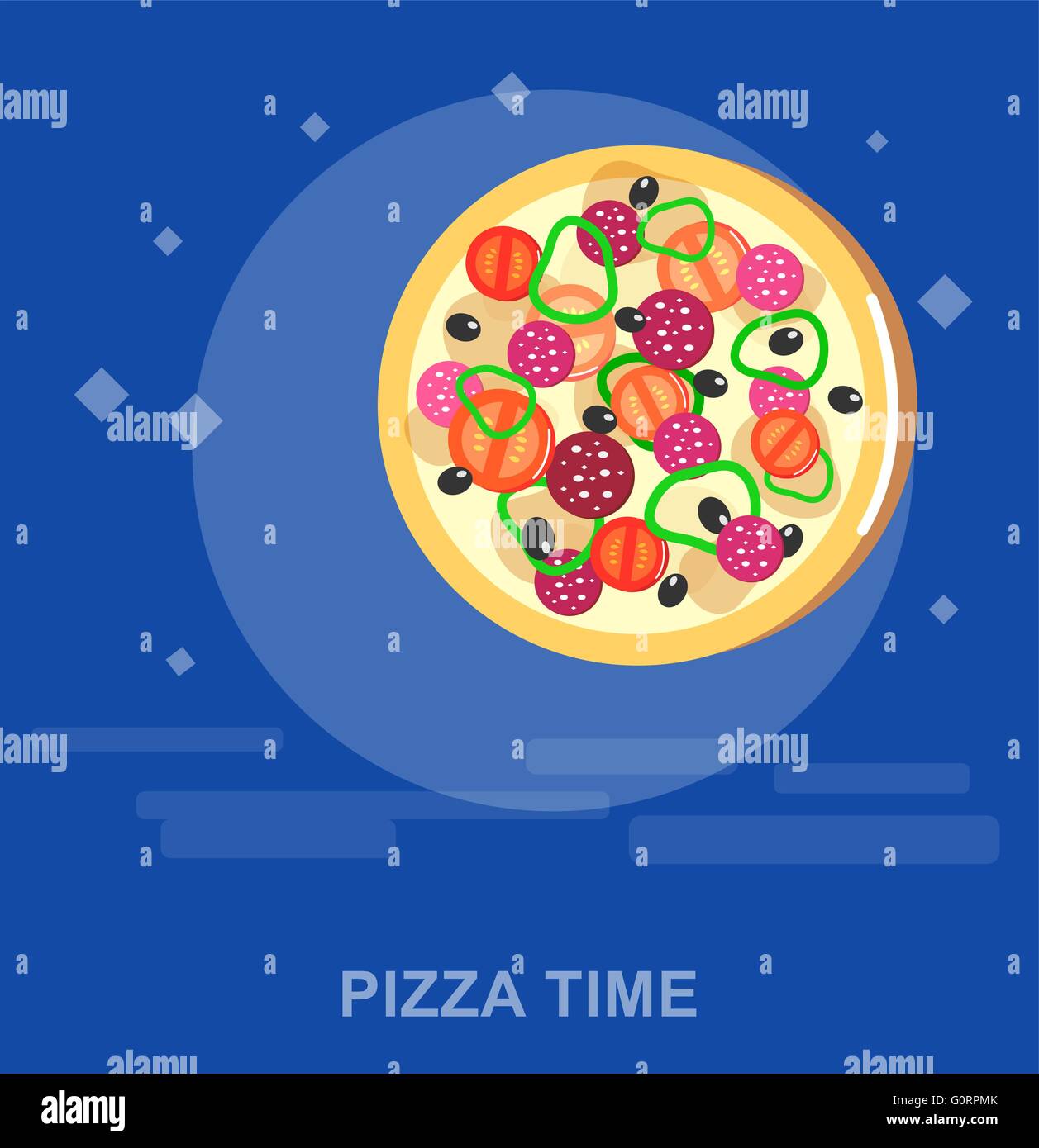 Online pizza order vector illustration Stock Vector Image & Art - Alamy