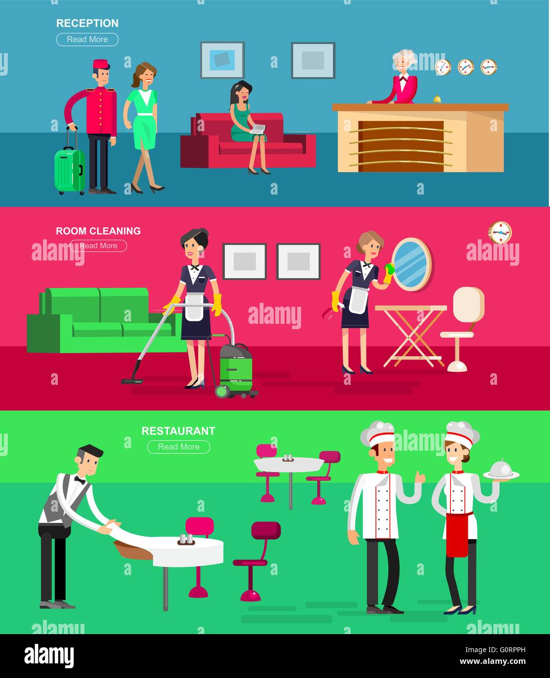 Keeping staff Stock Vector Images - Alamy