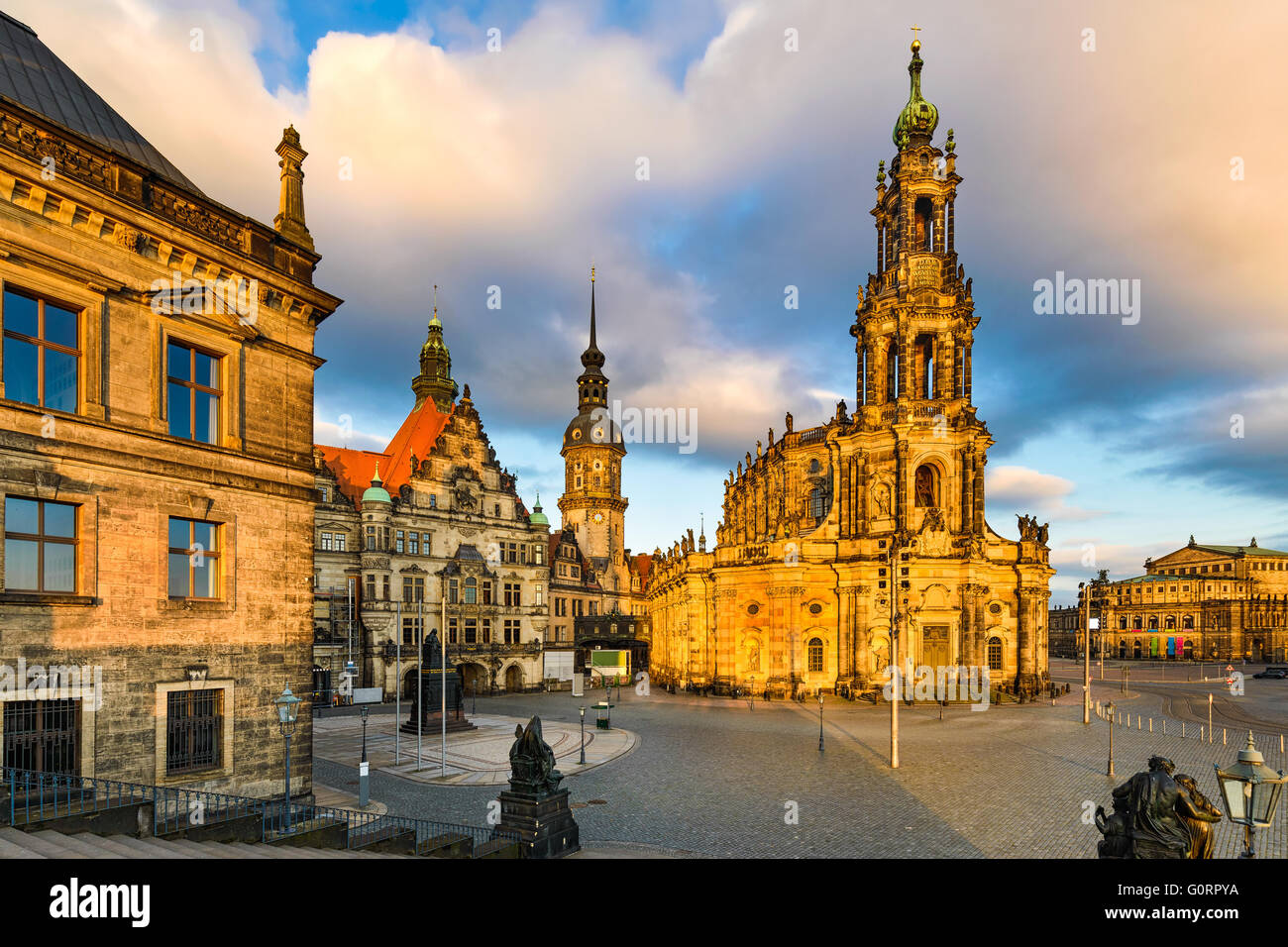 Old city of Dresden, Germany on a sunny day Stock Photo - Alamy