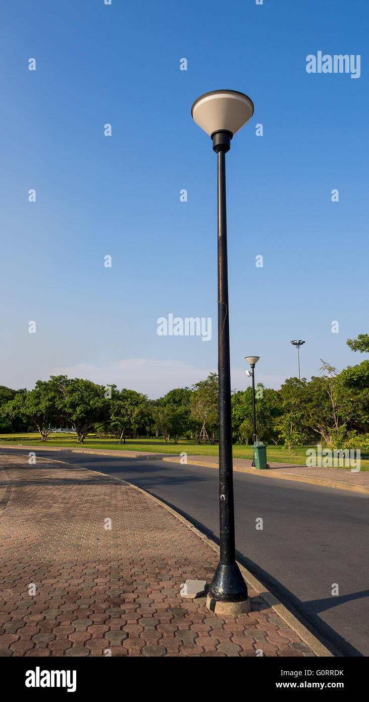 Street light post Stock Photo - Alamy