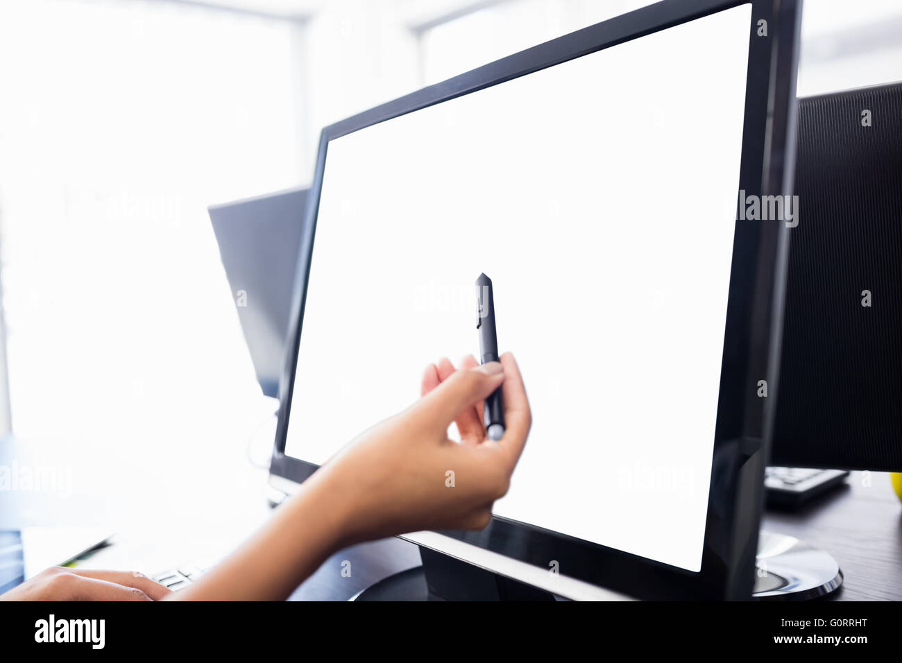 Touching keyboard hi-res stock photography and images - Alamy