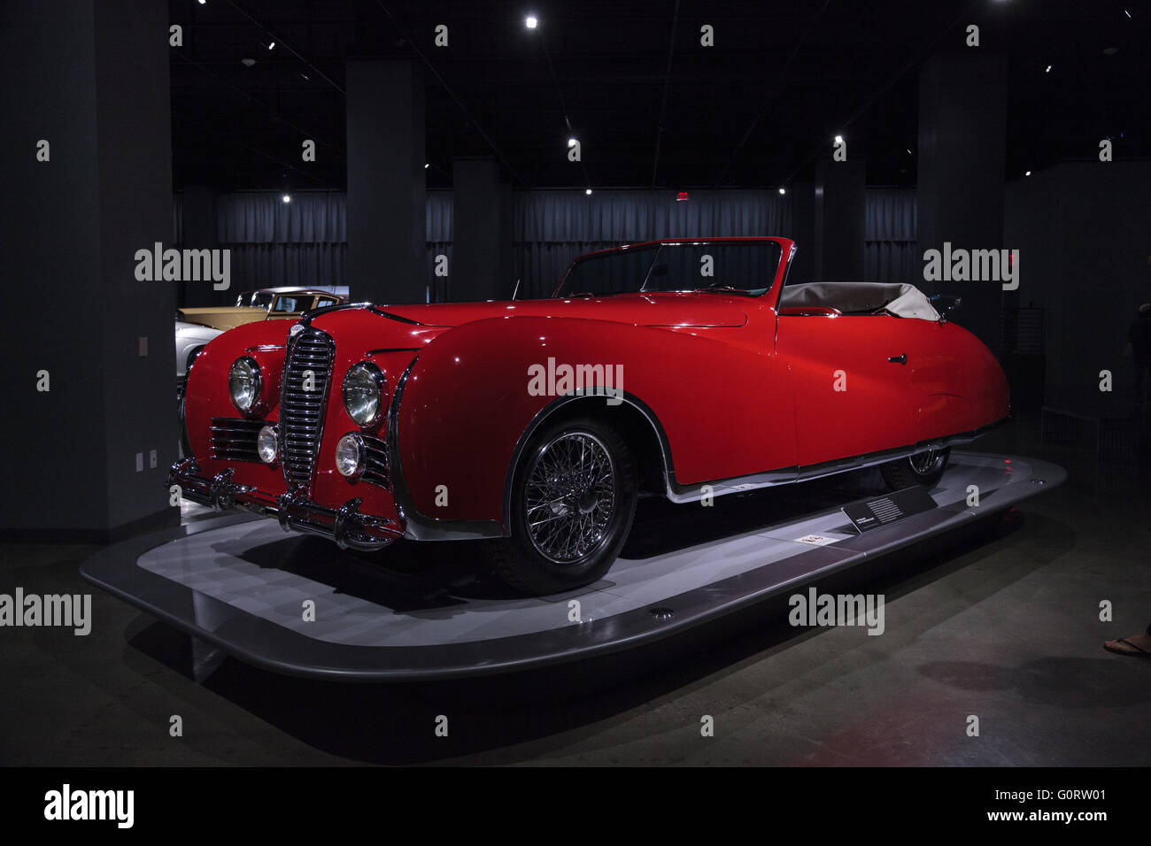 1949 Delahaye Type 175 Drophead Coupe at the Petersen Automotive Museum ...