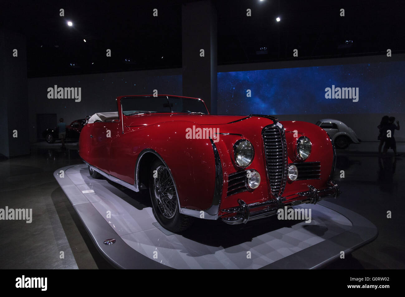 1949 Delahaye Type 175 Drophead Coupe at the Petersen Automotive Museum ...