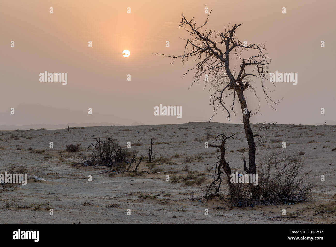 Dry landscape in Iran Stock Photo - Alamy
