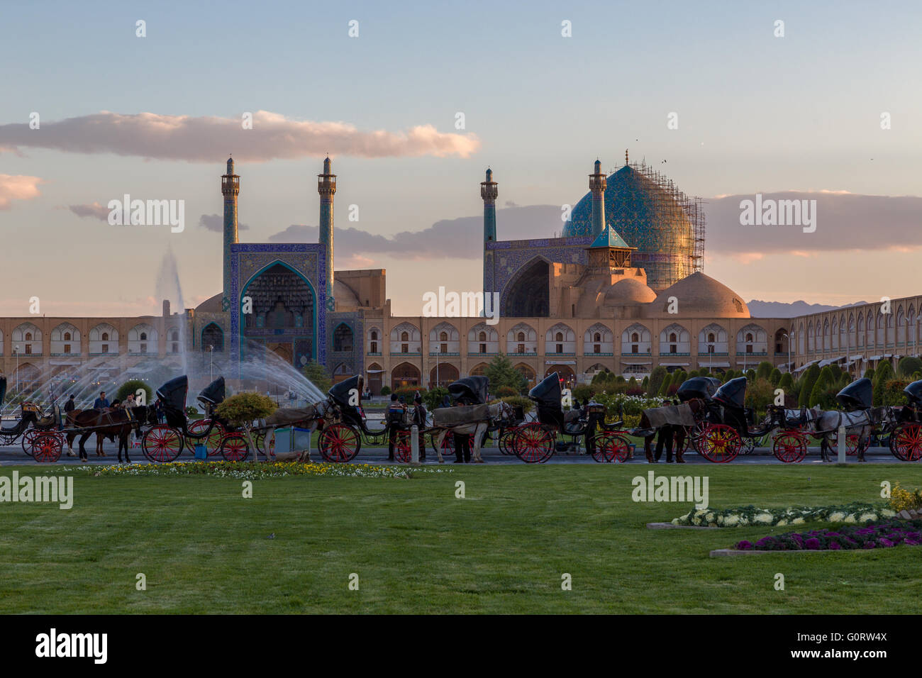 Isfahan historical great square Stock Photo - Alamy