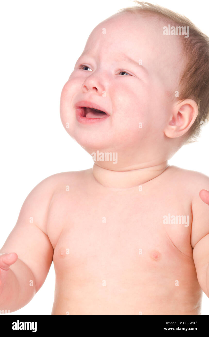 little baby is crying Stock Photo - Alamy