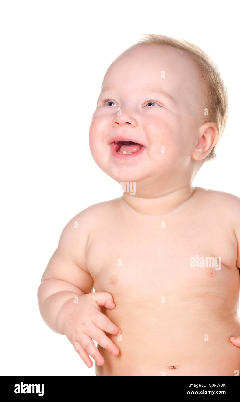 little baby is smiling Stock Photo - Alamy