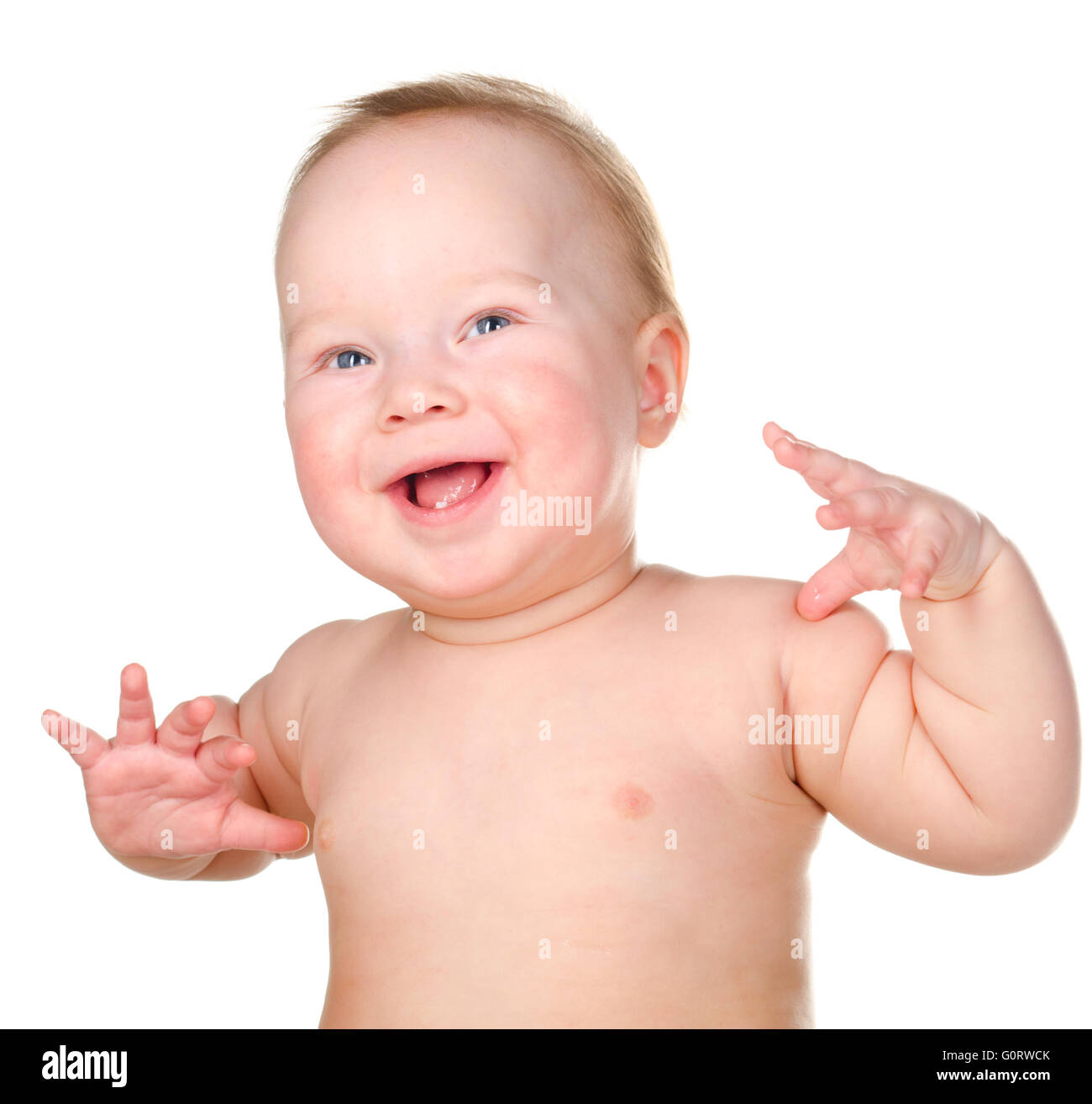 baby is smiling Stock Photo - Alamy