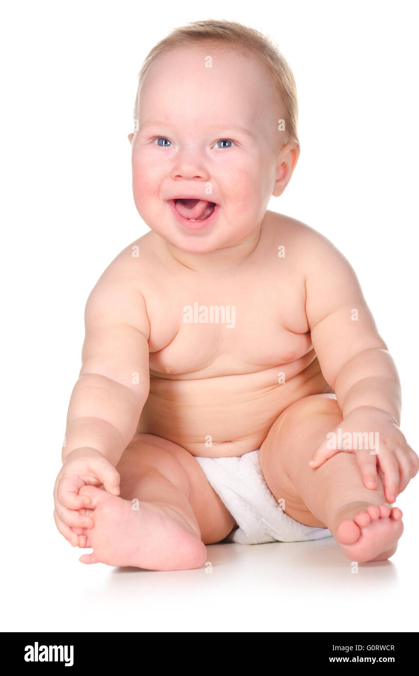 baby is smiling Stock Photo - Alamy