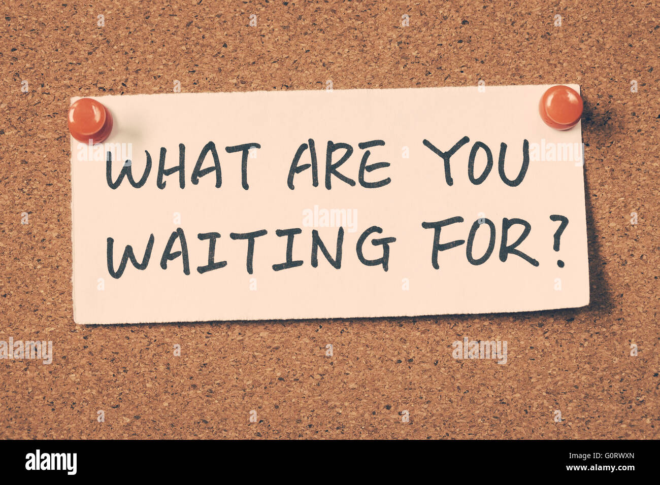what are you waiting for Stock Photo - Alamy