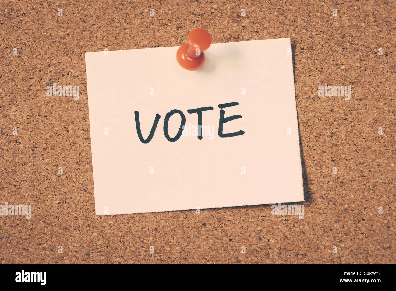Sign board vote hi-res stock photography and images - Alamy