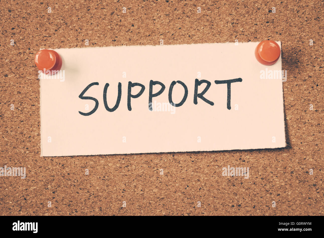 Support symbol concept words hi-res stock photography and images - Alamy